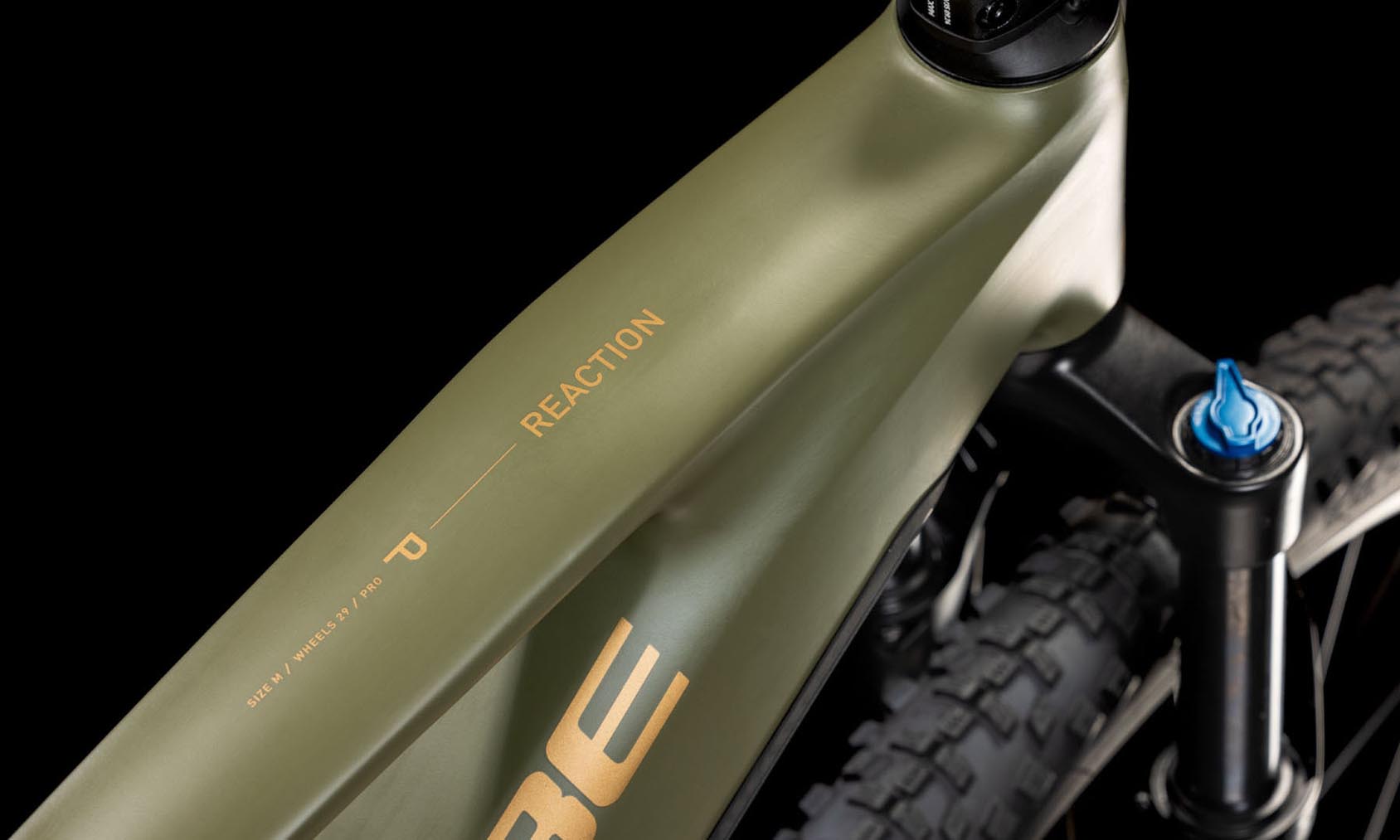 Cube Reaction Hybrid Pro – E-MTB dustyolive´n´gold 2025